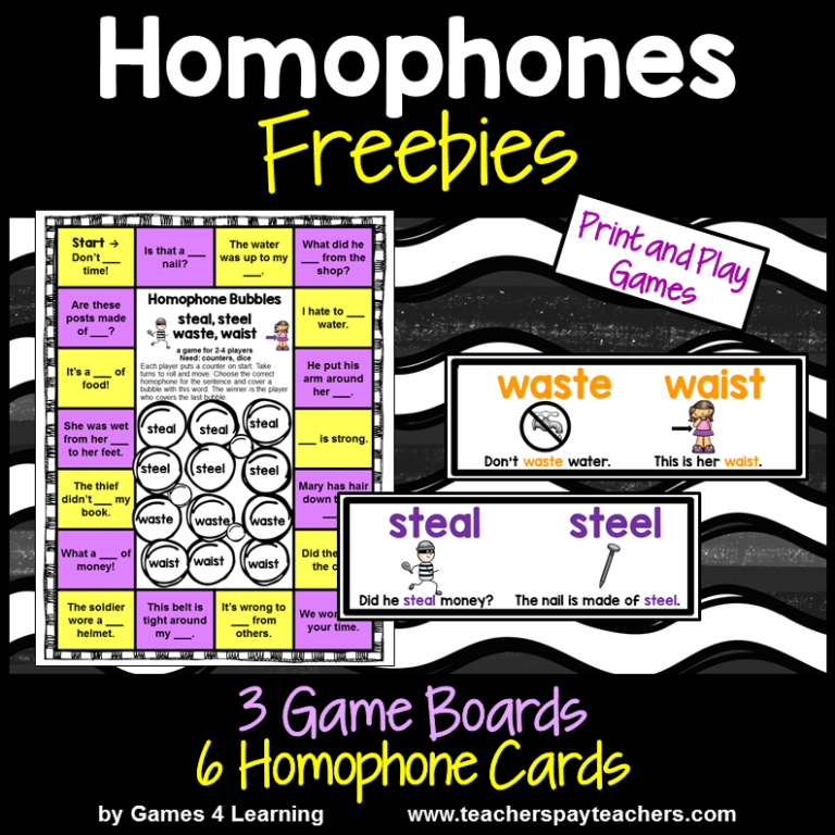Homophone Games