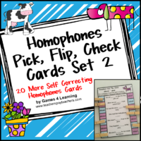 Homophone Games