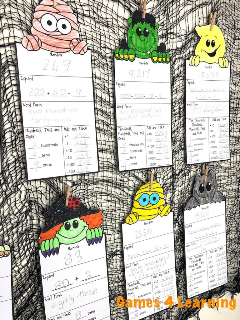 Halloween Math Friends