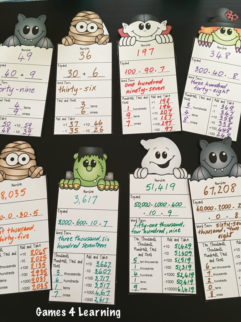 Halloween Math Friends
