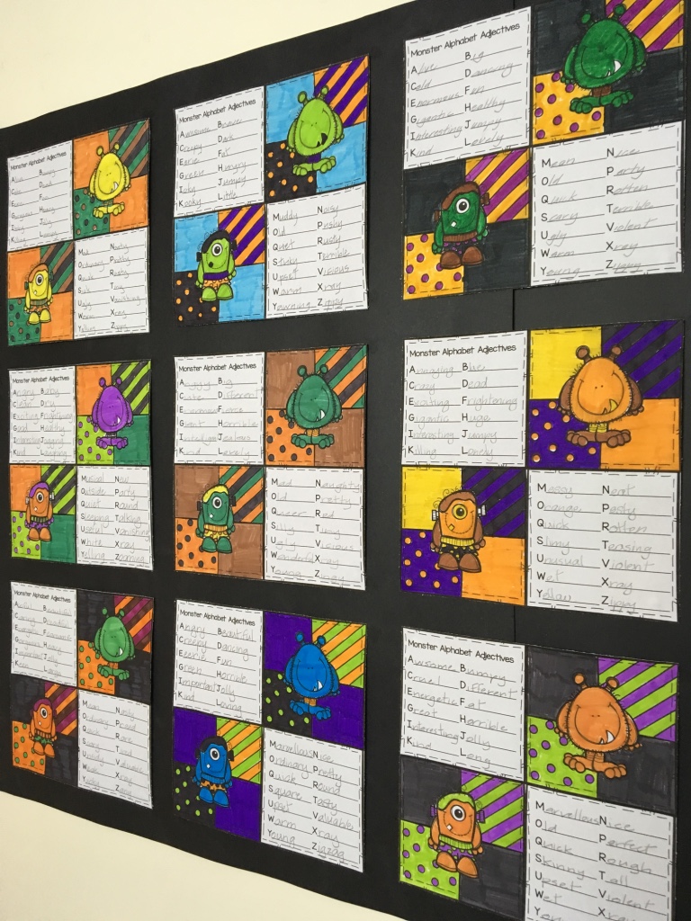 Halloween Writing Prompts Quilt