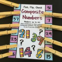 Math Flip Cards