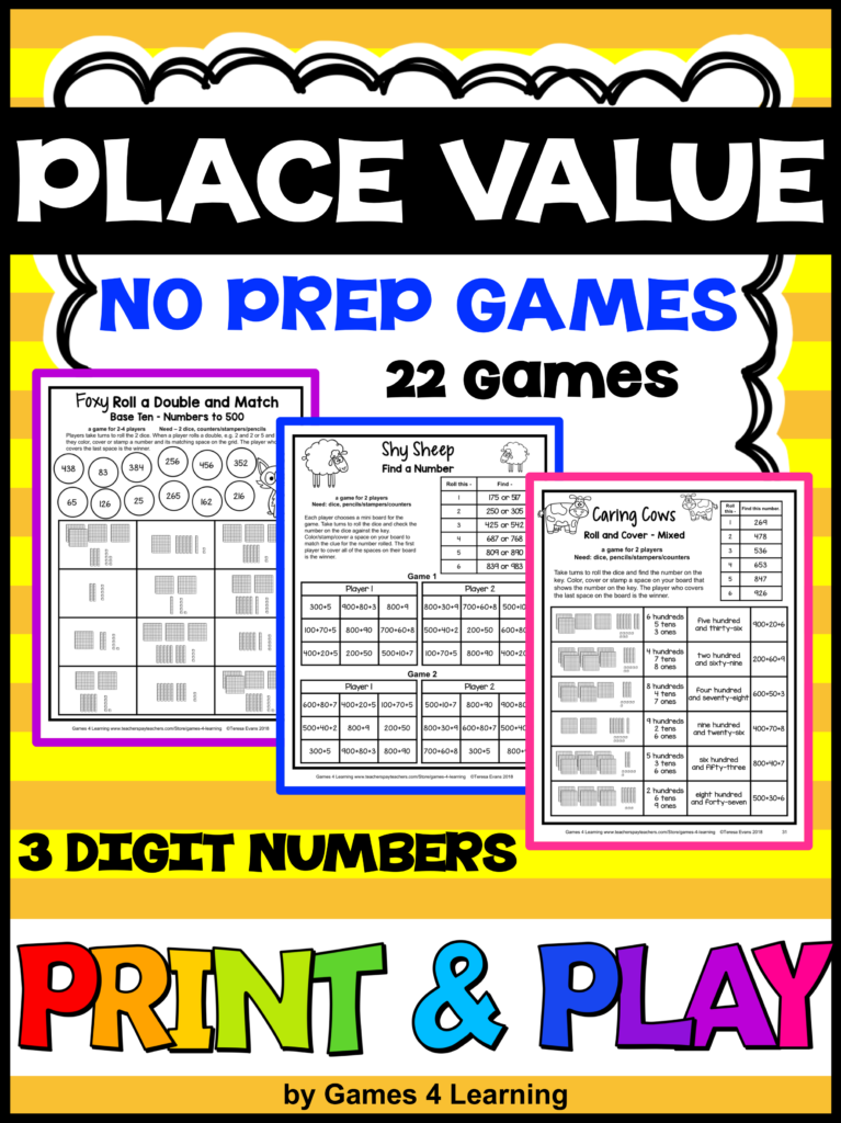 Place Value Freebie Makeover