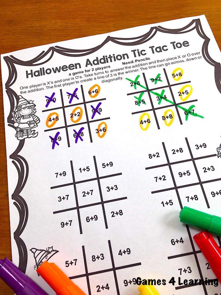 Halloween Math Games