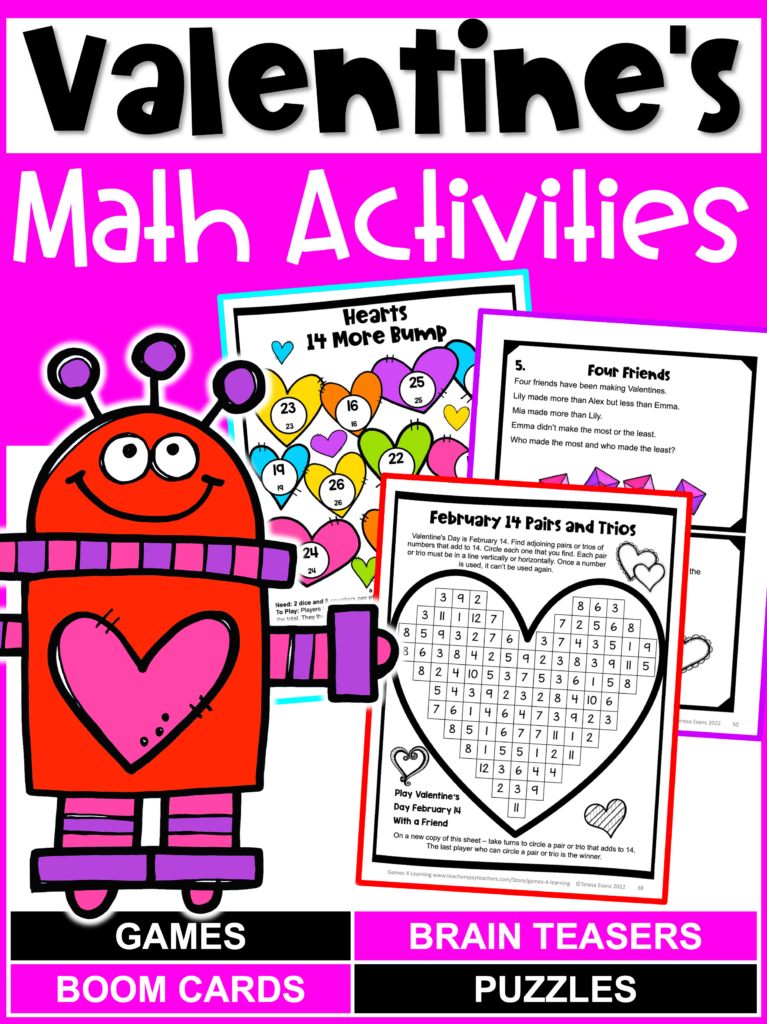 Valentine’s Day Math Games