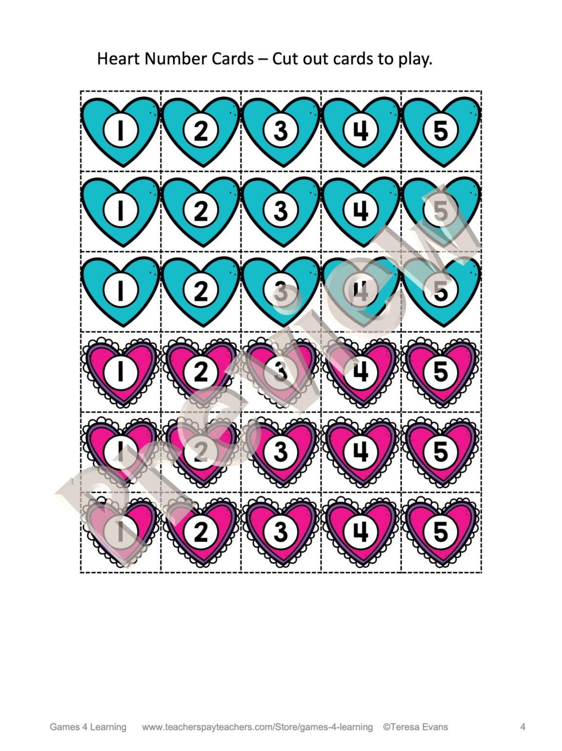 Valentine’s Day Math Games