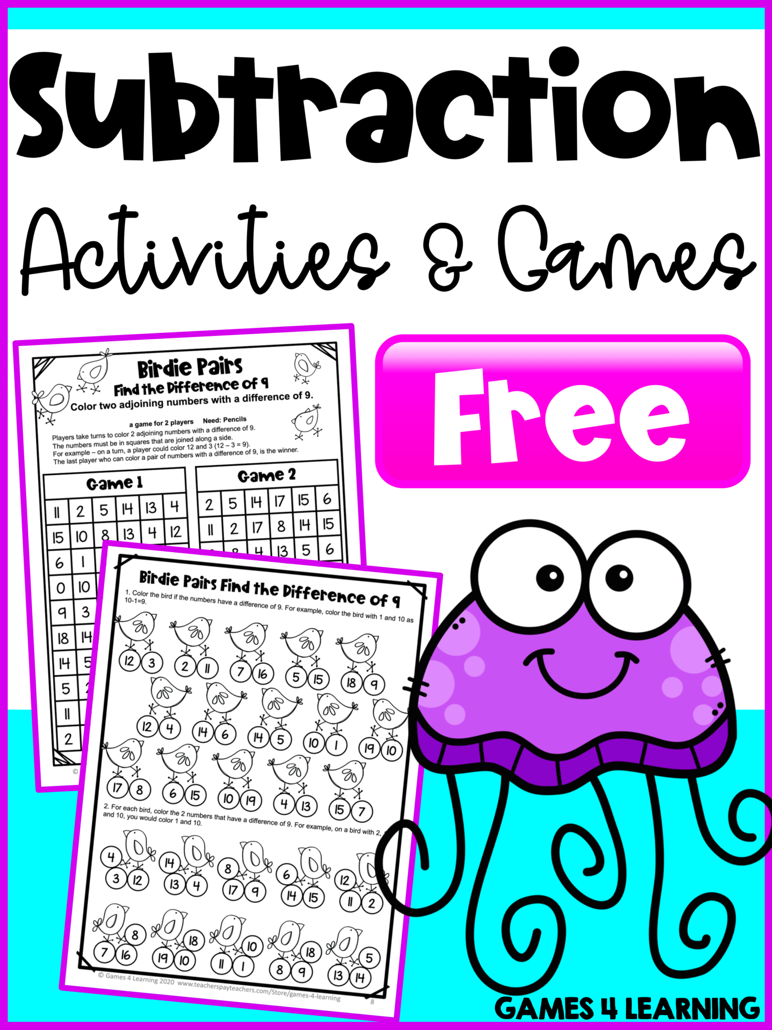 Welcome to my Math Freebies Page!