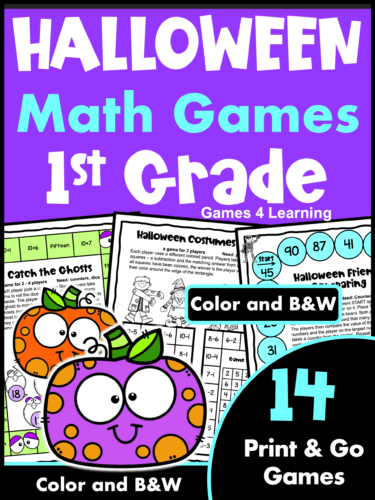 Halloween Math Games and Fun Halloween Math Activities for Grades 1–4