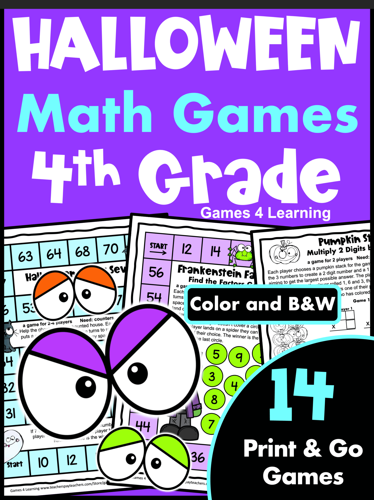 Halloween Math Games and Fun Halloween Math Activities for Grades 1–4